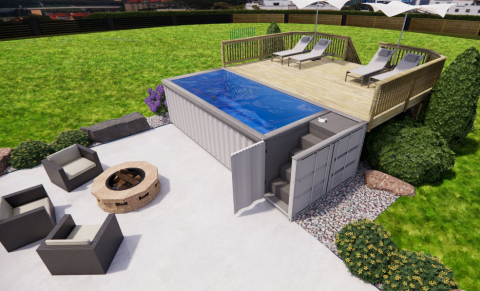 Shipping Container Pools - Credible Pools